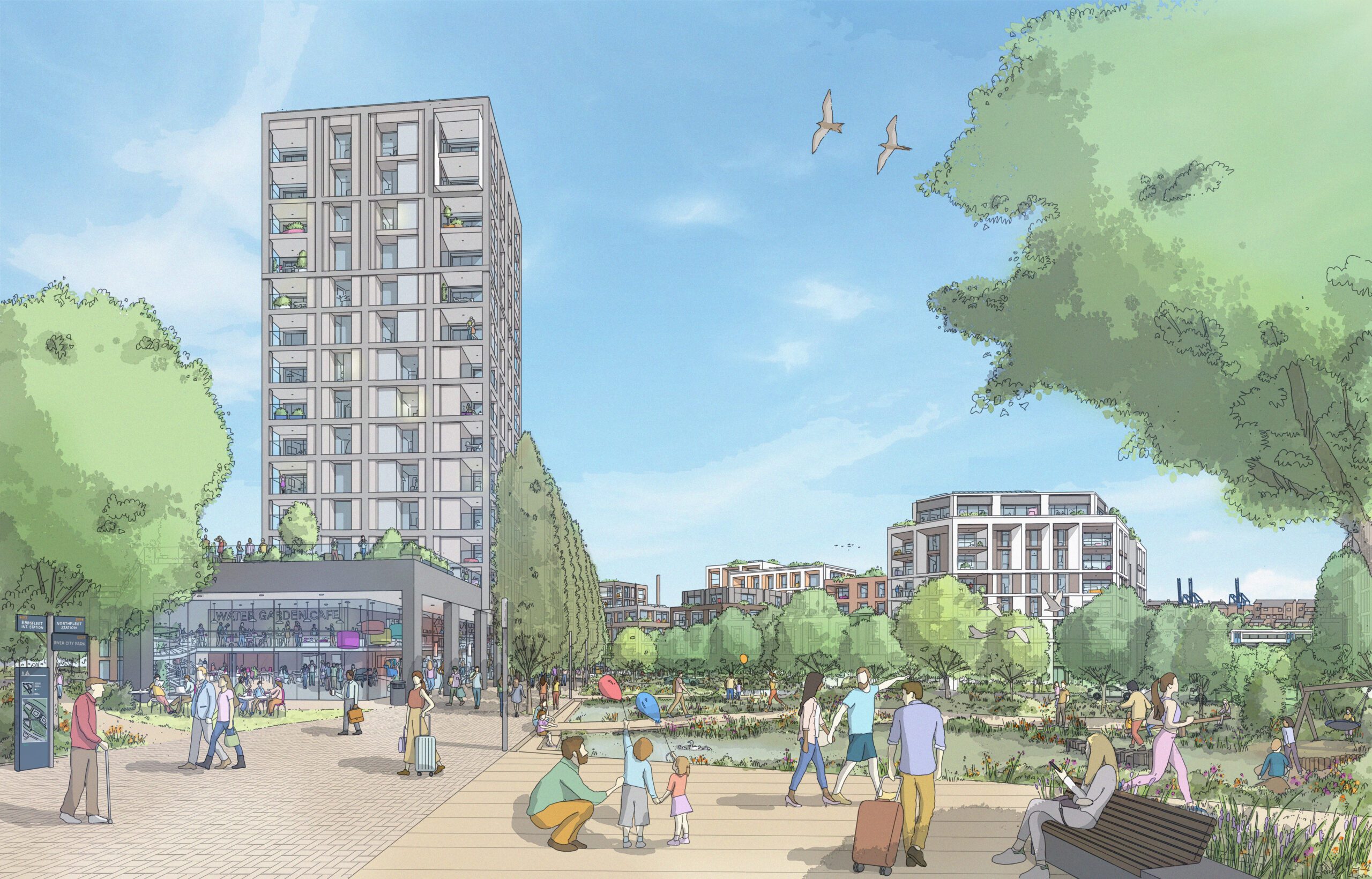 Regeneration Work In Ebbsfleet | Ebbsfleet Development Corporation